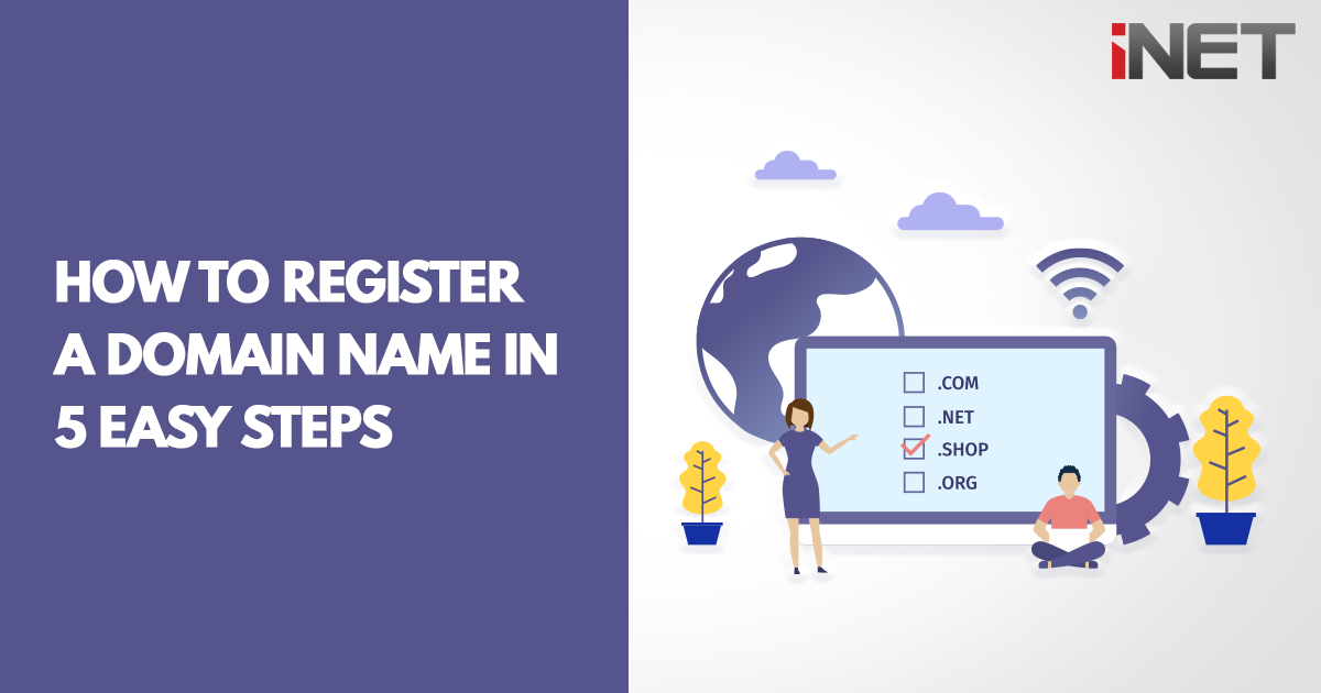How to Register a domain in 5 easy steps? | iNET Domains Marketplace